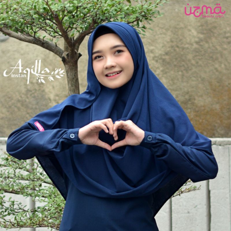 Aqilla Instant by Uzma Hijab | Instant pashmina | 1 loop | Original ...