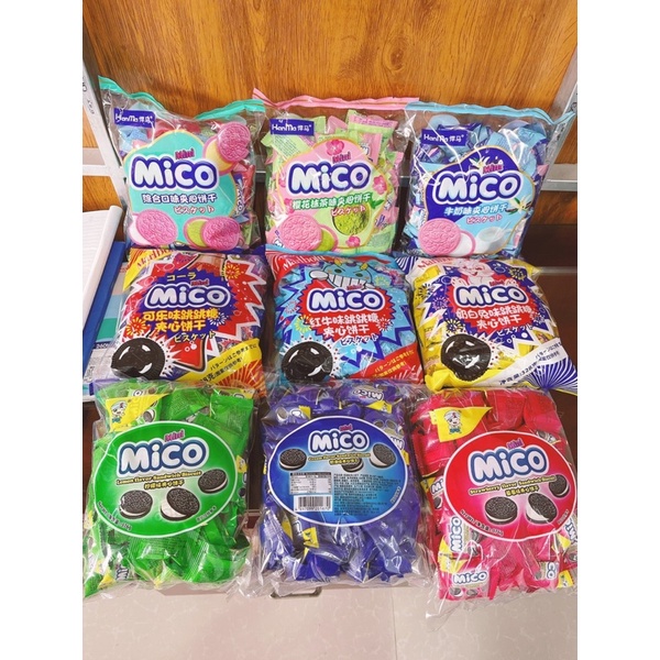 (9 Flavors To Choose) MICO Biscuits Filled With Cream 358g | Shopee ...