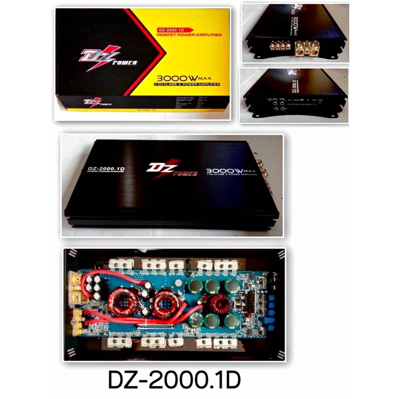 Amplifier Monoblock class D DZ-2000.1D 3000W Car Audio System | Shopee Malaysia