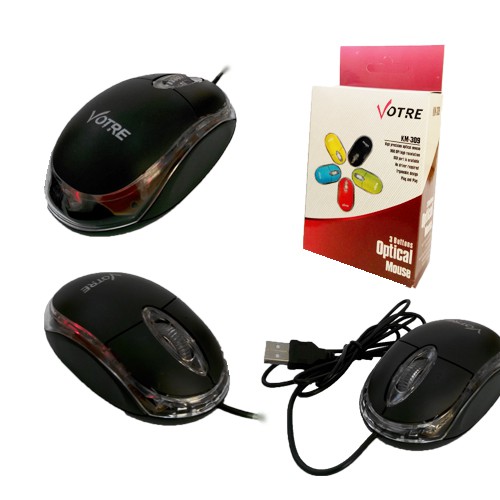 MOUS USB MOUSE VOTRE CABLE LAMP KM-309 | Shopee Malaysia
