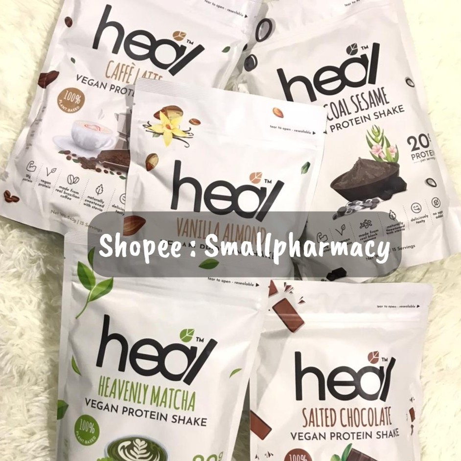 Heal Packet HALAL Vegan Protein Shake 100% Plant Based Powder s Pack ...
