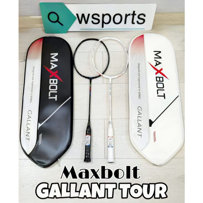 Badminton Racket 43 LBS Maxbolt Gallant Tour Original | Shopee Malaysia