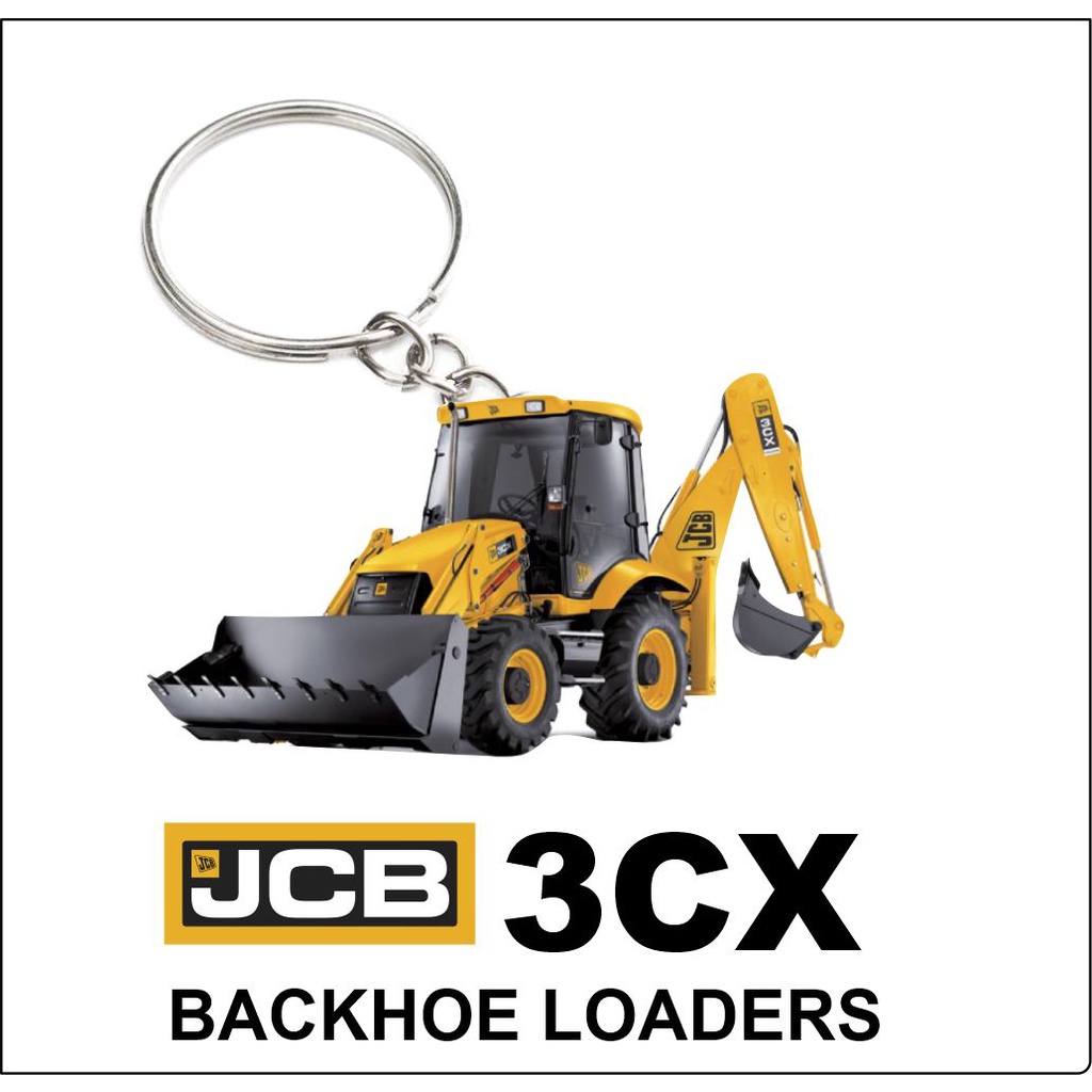 jcb 3cx backhoe loader keychain 2d case5800 johndeere | Shopee Malaysia