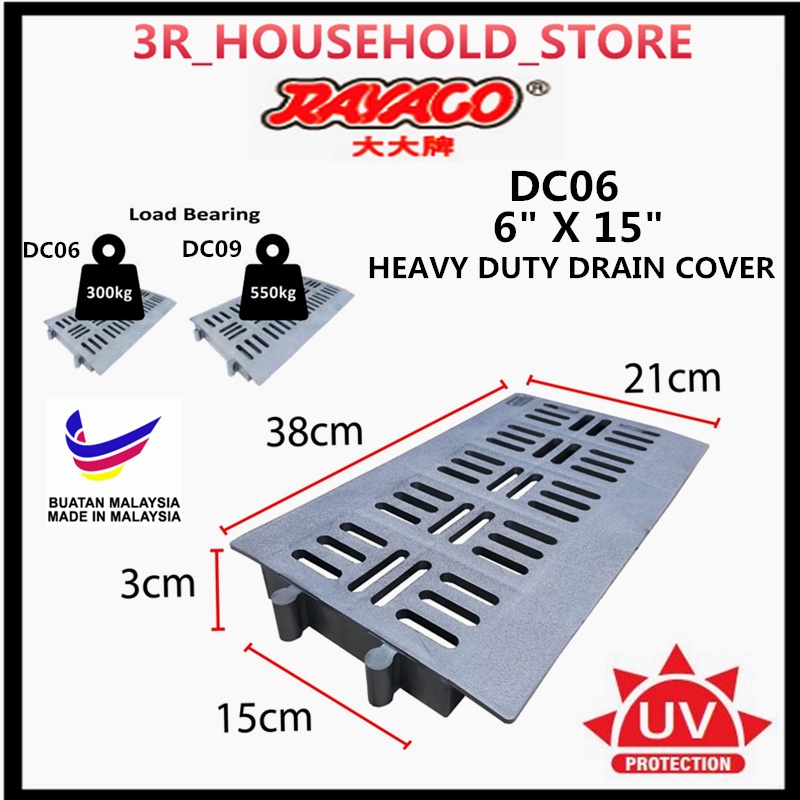 【READY STOCK】RAYACO DRAIN COVER UV PROTECTION HEAVY DUTY PENUTUP ...