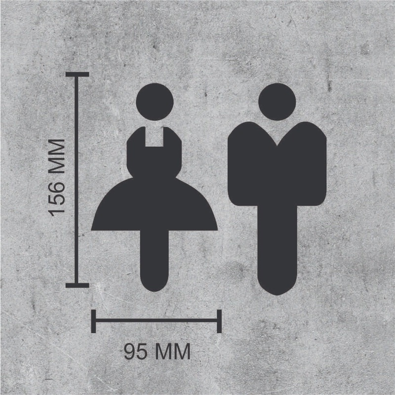 BIG TOILET SIGN PAPAN TANDAS BESAR CUTE LUXURY MORDERN DESIGN SYTLE ...