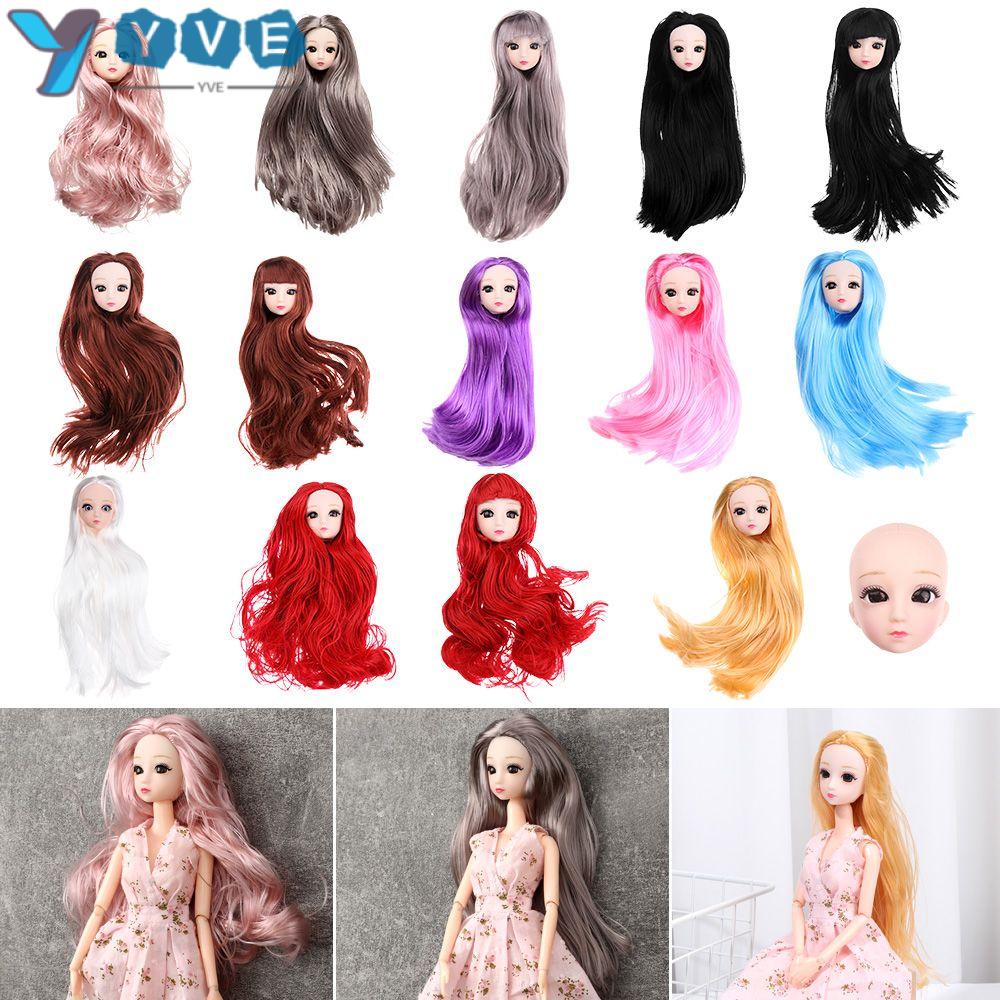 YVETTE Girl Gift 30 Dolls Joint 1/6 BJD DIY Head Wear Doll Head Toys ...