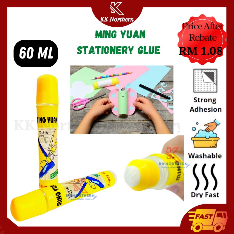 (60ml) Ming Yuan Glue Water Glue School Office Stationery Glue ...