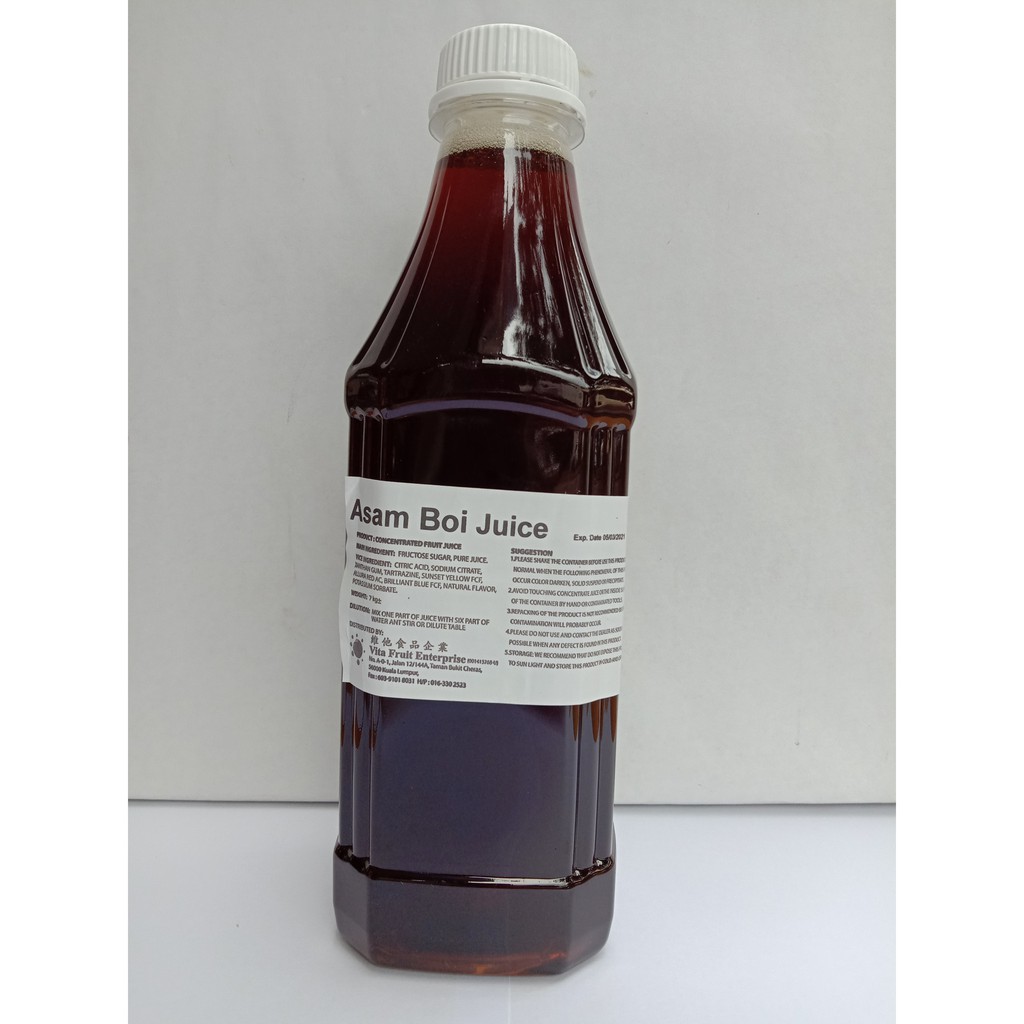 Asam Boi Juice(1.4kg). Black Sour Plum Juice. Halal. For Different Kind ...