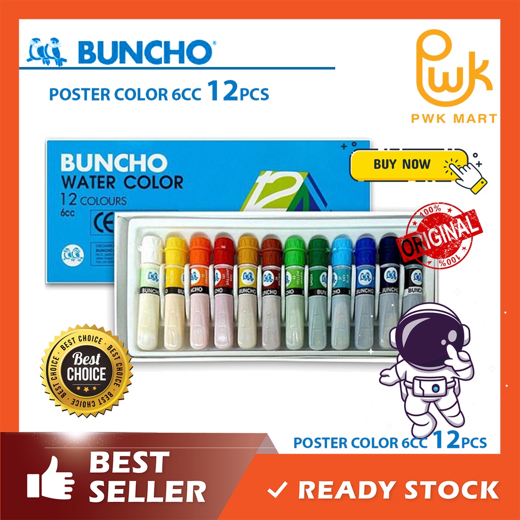 BUNCHO WATER COLOR 6CC 12'S | Shopee Malaysia