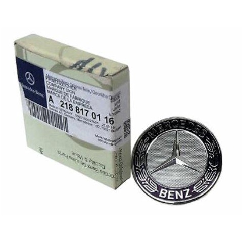Mercedes Benz Original Front Bumper Upper Top Star COMPANY SIGN Logo ...