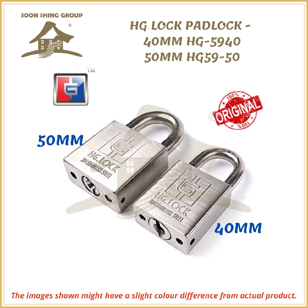 HG LOCK PADLOCK - 40MM HG-5940 / 50MM HG59-50 | Shopee Malaysia