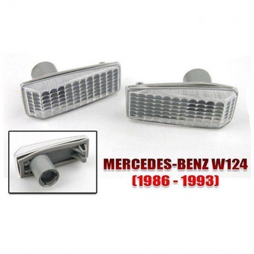 Mercedes Benz W124 W140 W201 W202 Fender Side Marker Turn Signal Light ...