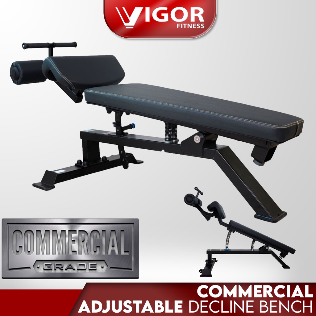 Vigor Fitness Commercial Adjustable Decline Bench / Bangku Penurunan ...