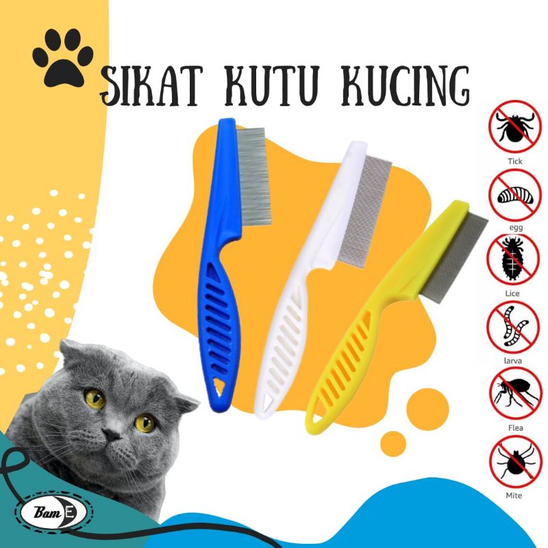 SIKAT KUTU KUCING CAT FLEA LICE COMB | Shopee Malaysia