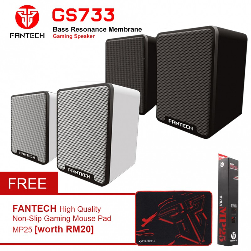 FANTECH GS733 Mobile Gaming Computer Laptop Note book Speaker With Bass ...
