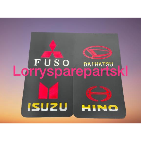 HN/FUSO/IS/DAIHATSU 19'' X 22'' PVC MUDFLAPS (PC) | Shopee Malaysia