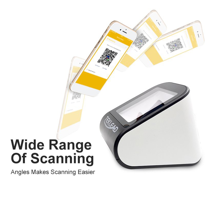 QR Code Reader Mobile Payment Desktop Auto Induction Barcode scanner ...