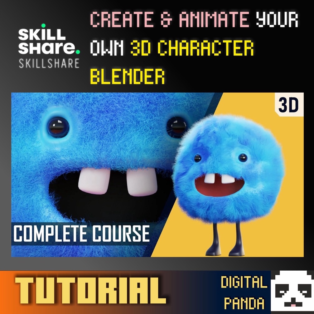[FULL TUTORIAL] CREATE & ANIMATE YOUR OWN 3D CHARACTER BLENDER | Shopee Malaysia