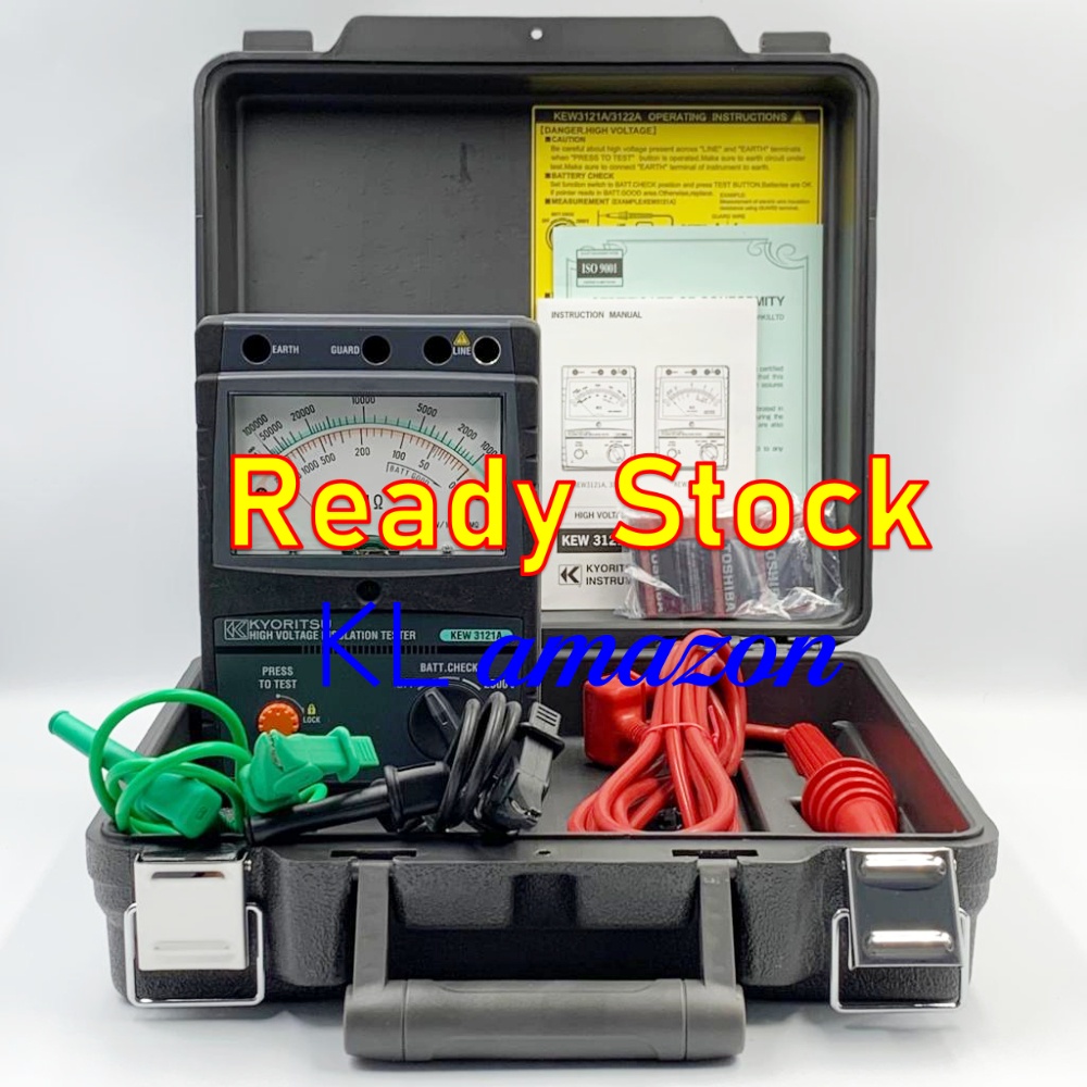 (ACCEPT URGENT ORDER!) Kyoritsu 3121A High Voltage Insulation Tester ...