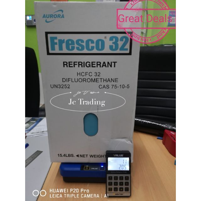 Fresco R32 refrigerant - 9.5kg (for aircond use) | Shopee Malaysia