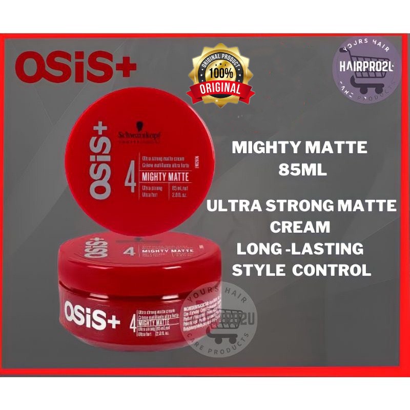 Schwarzkopf OSIS+4 Mighty Matte 85ML | Shopee Malaysia
