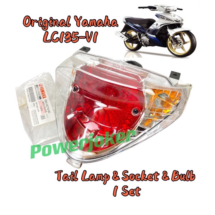 LC135 V1/LC 135 Old Model (100% Original Yamaha) Rear Tail Lamp & Bulb ...