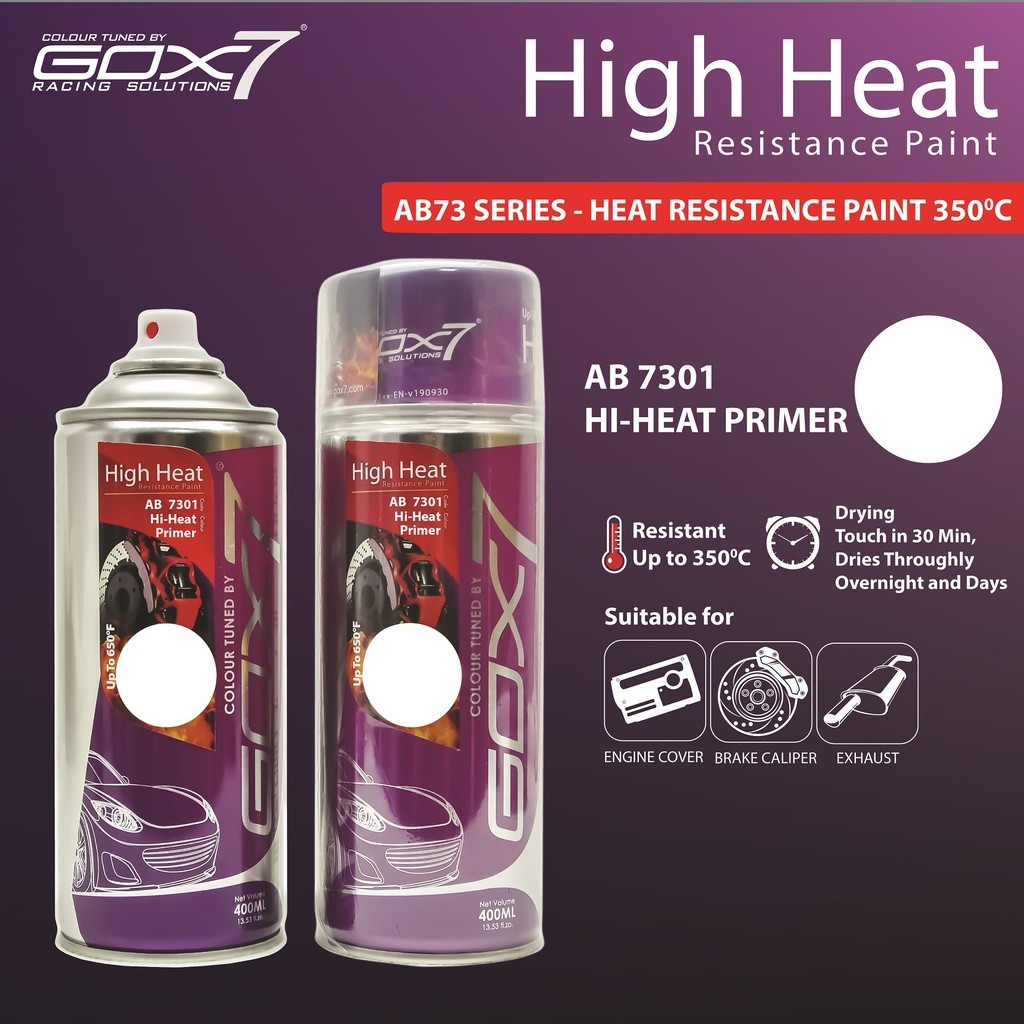 GOX7 HIGH-HEAT PRIMER WHITE /UNDERCOAT TAHAN PANAS | Shopee Malaysia