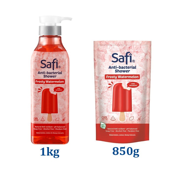 Safi Antibacterial Shower Cream 1kg / 850g (Refill) Body Shampoo/Body Wash Viral | Shopee Malaysia