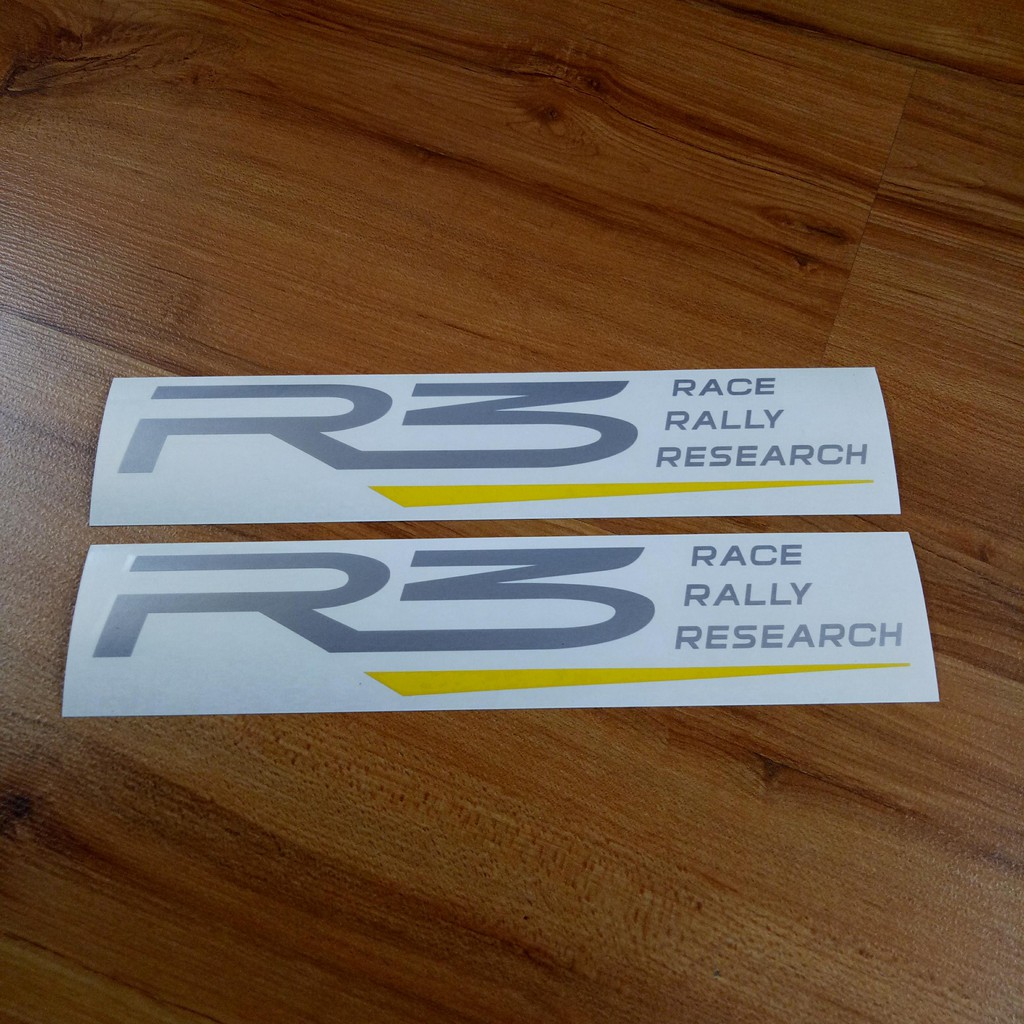 Proton R3 race rally research diecut sticker | Shopee Malaysia