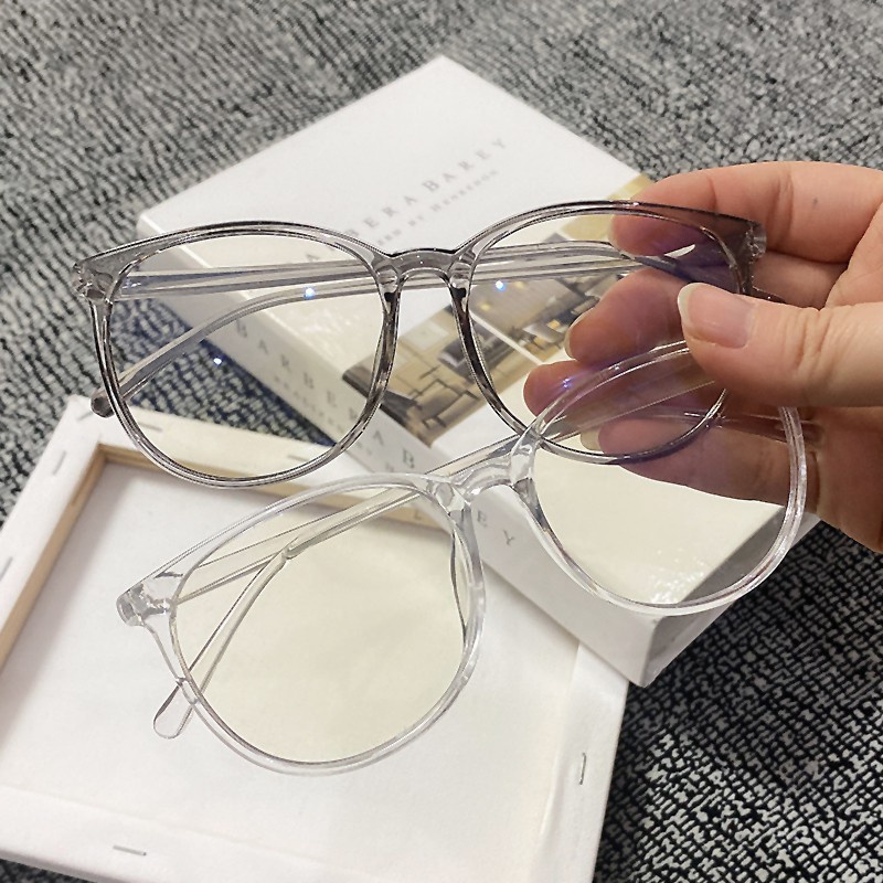 Round Spek Spec Blocking Glasses transparent spectacles Frame Plastic ...