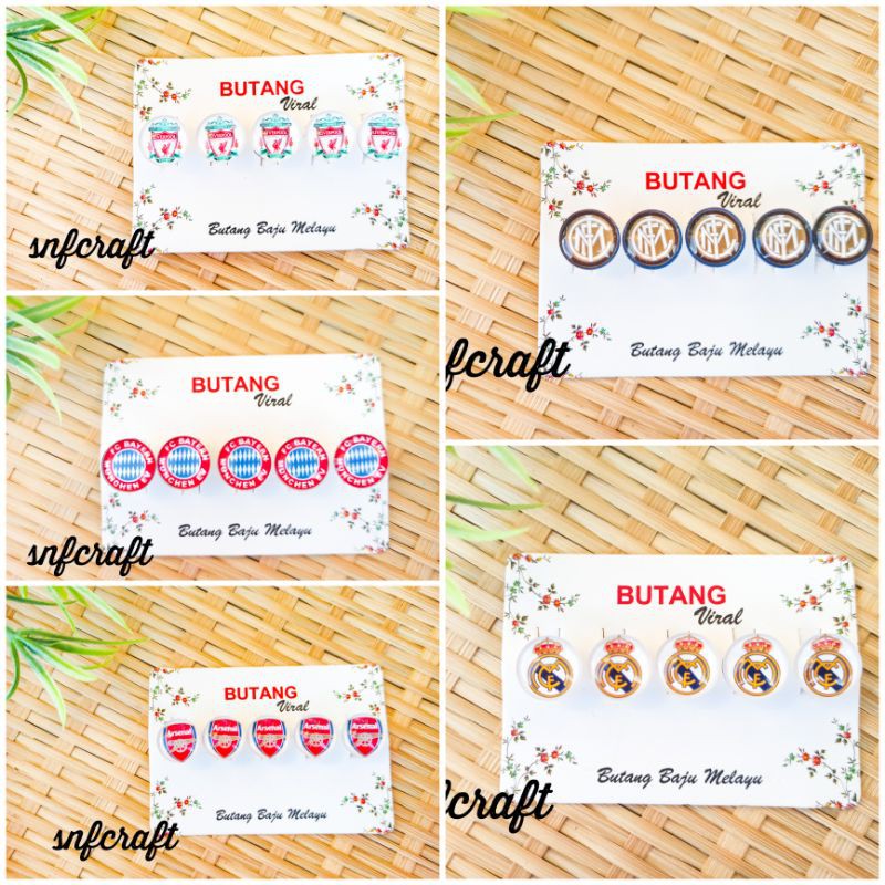 💥HOT ITEM💥BUTANG BAJU MELAYU LOGO BOLASEPAK | Shopee Malaysia