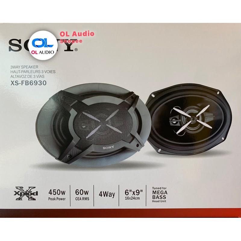 🔥Xplod Mega Bass🔥6"x9" 3 Ways Speaker Speaker Kereta | Shopee Malaysia