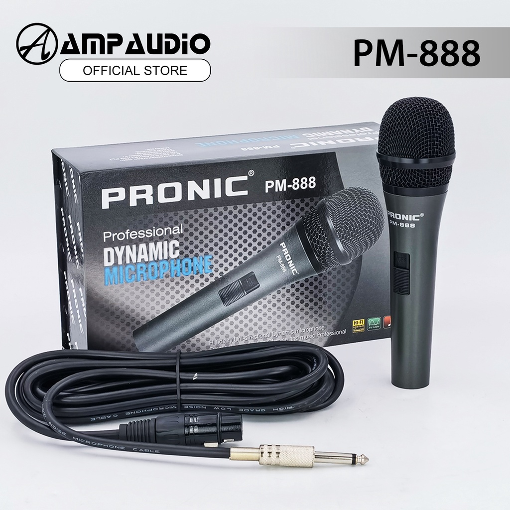 PRONIC Professional Dynamic Wired Microphone PM888 | Shopee Malaysia