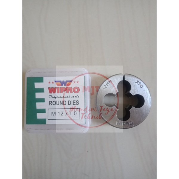 MATA Outer thread Senai Snai eye / Round Dies M12 x 1.0 WIPRO | Shopee ...