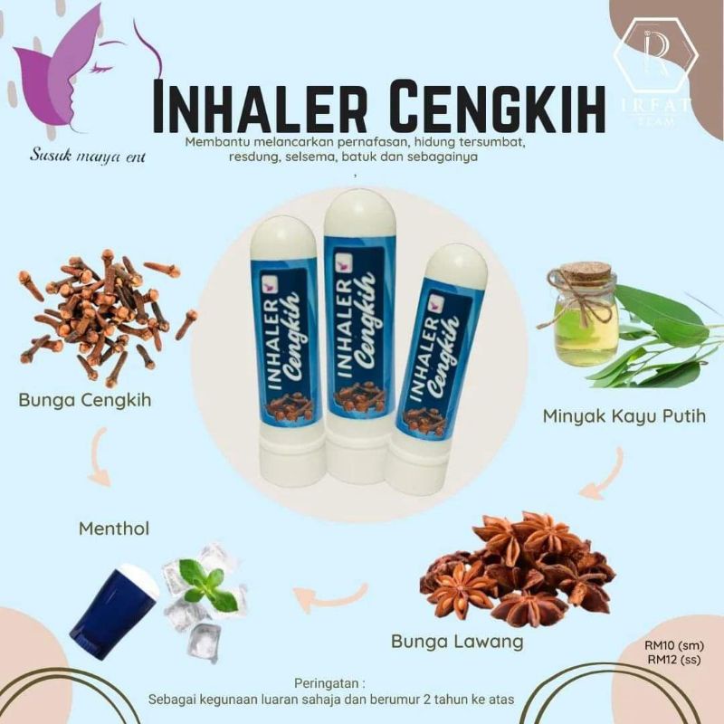 INHALER CENGKEH DAN INHALER CENGKIH HERB POS SETIAP HARI | Shopee Malaysia