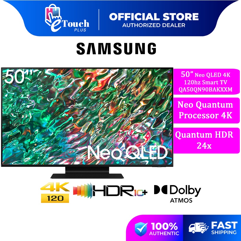 SAMSUNG QN90B 50 Inch NEO QLED 4K Smart TV With Quantum Matrix ...