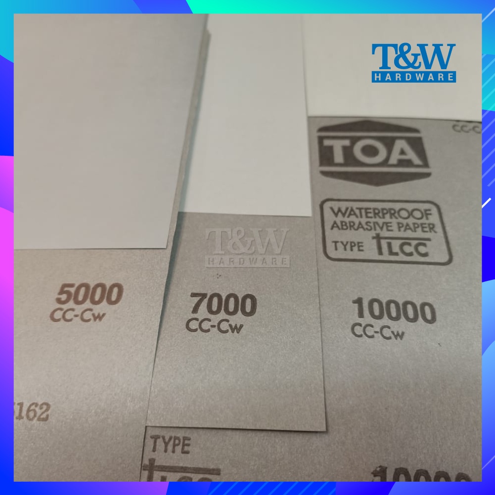 TOA Grit #120 #180 #240 #320 #400 #600 #800 #1000 #2000 Wide Range Sand ...