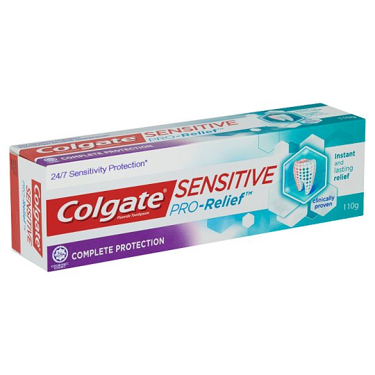 COLGATE SENSITIVE PRO RELIEF COMPLETE PROTECTION TOOTHPASTE 110G ...