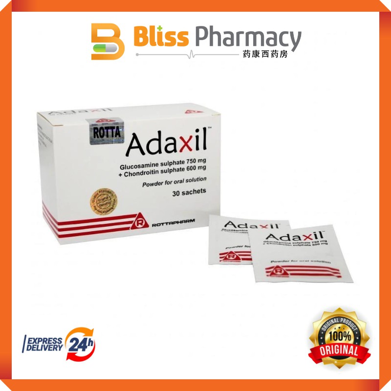 ADAXIL Glucosemine 750mg + CHOND 600mg Powder (30's) | Shopee Malaysia