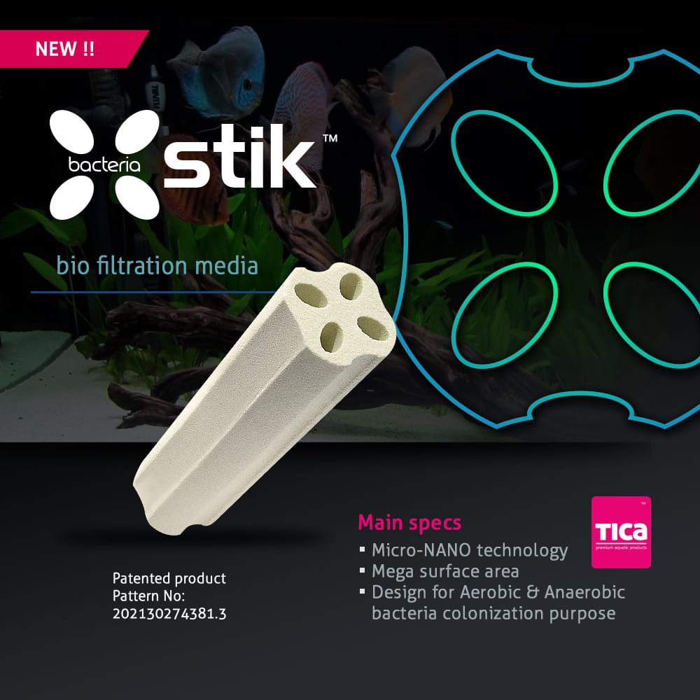 🔥HOT🔥 TICA Bacteria Stik Bio Filtration Media for Aquarium | Shopee ...