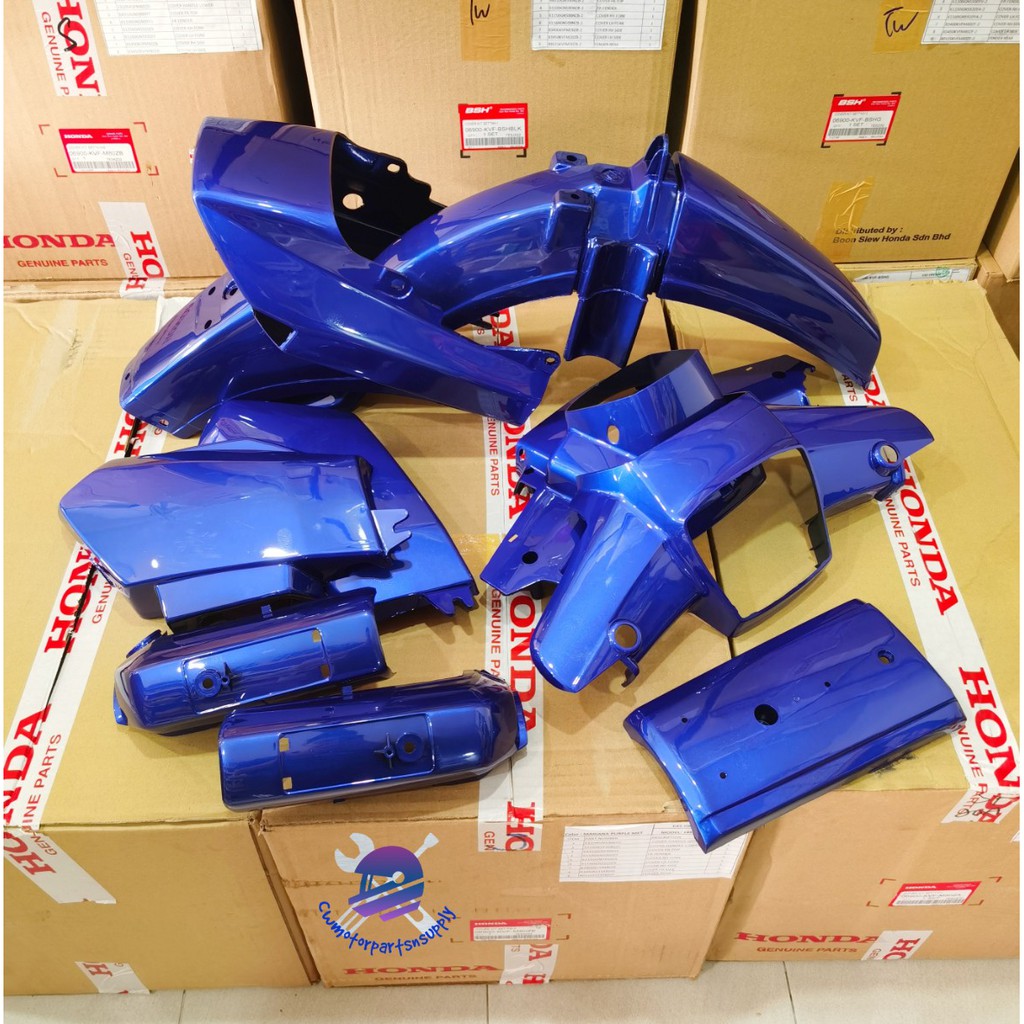 EX5 DREAM BODY COVER SET COVER SET ORIGINAL HONDA BSH 100% COVER SET MOTOR EX5 KULIT BAJU MOTOR ...