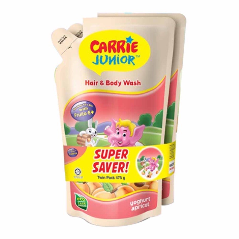 Carrie Junior Baby Hair & Body Wash Refill Pack Yogurt Melon Yogurt ...
