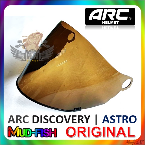 ORIGINAL ARC DISCOVERY, ASTRO VISOR SMOKE / CLEAR (WITH RUBBER LINING ...