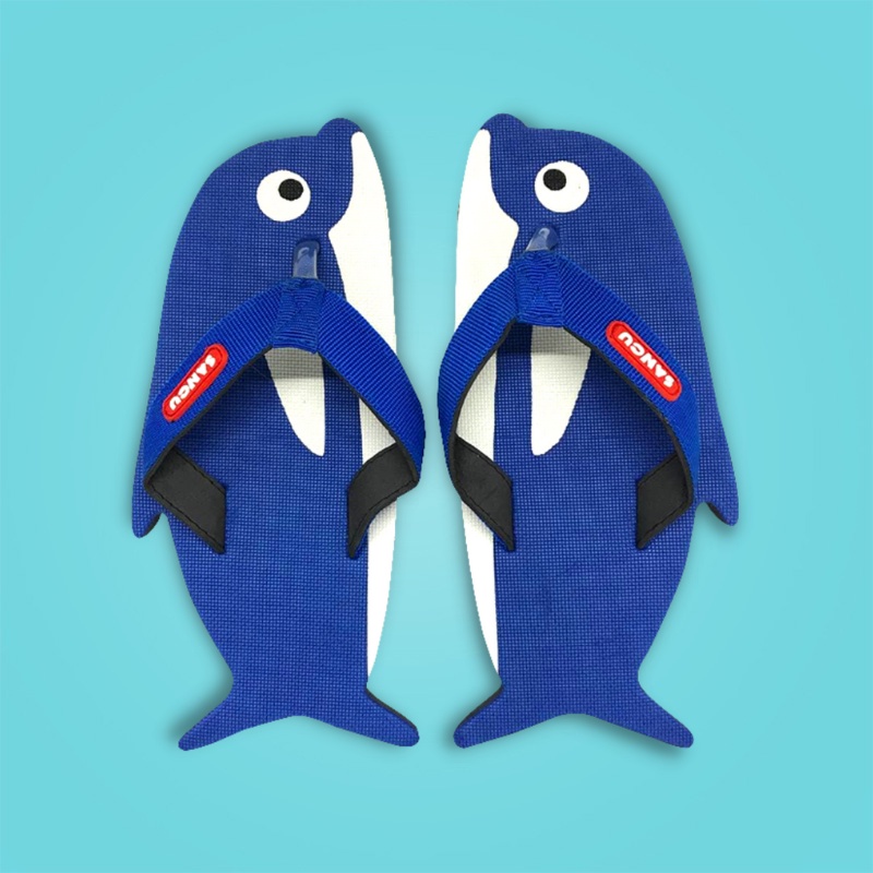 SANCU Dolphin Character Cute Flip-flops Boys / Girls Sandals ...