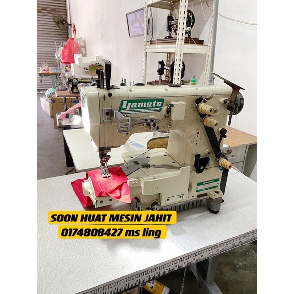 YAMATO Mesin jahit interock kepala kecil / coverstitch sewing machine ...