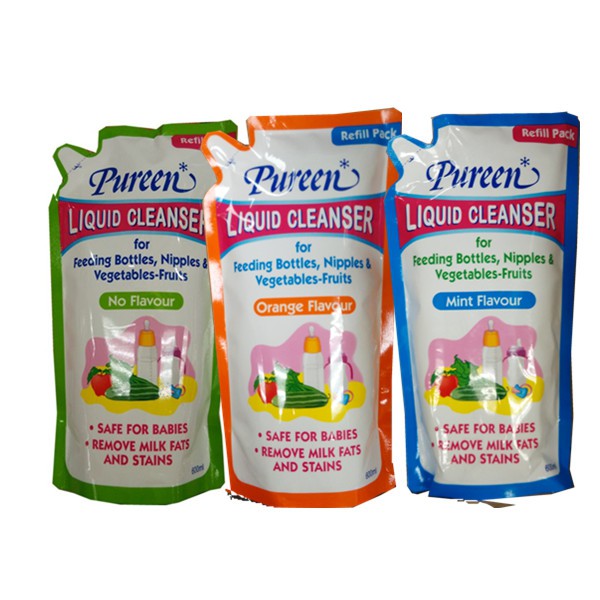 Pureen Liquid Cleanser Refill Pack 600ml (assorted) | Shopee Malaysia