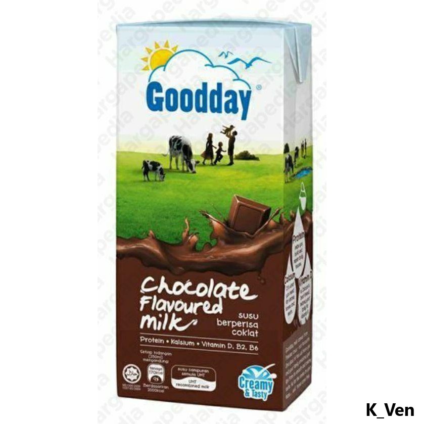 Goodday UHT Milk 1L litre Full Cream/ Low Fat/ Chocolate/ Strawberry ...