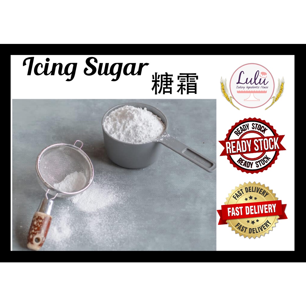 READY STOCK Icing Sugar Gula Aising Ising / BAKING / Halal / 1kg / 500g ...