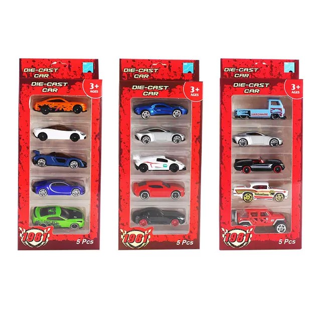 Spot Car Die Cast 1:64 Alloy Diecast 5Car in Pack (3 pack Design ...