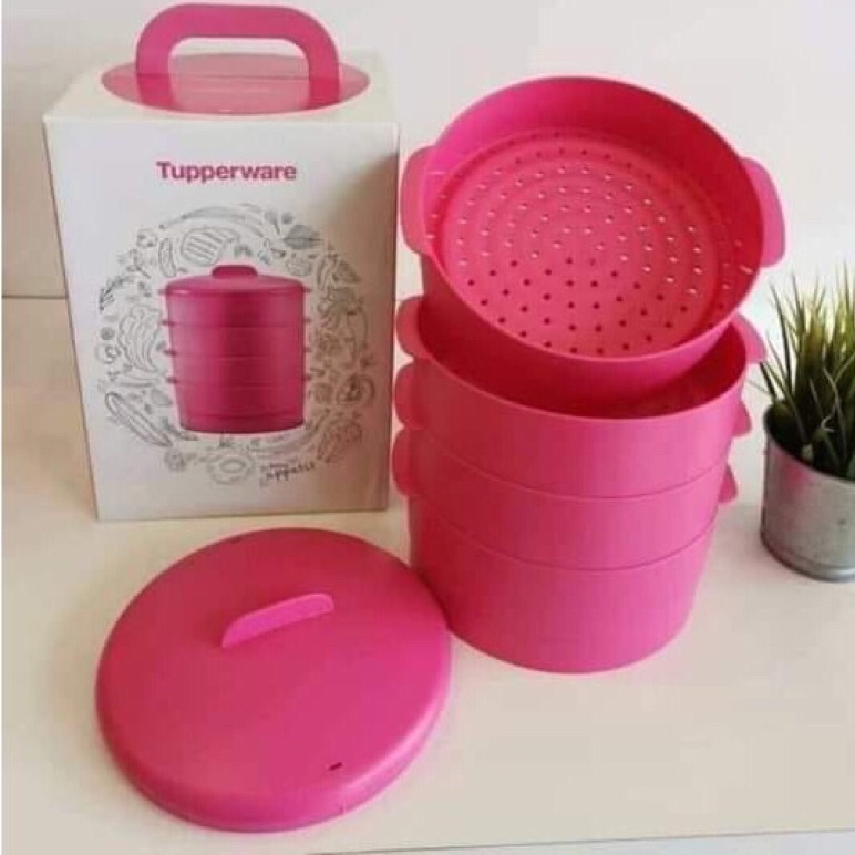 TUPPERWARE STEAM IT / PENGUKUS 4 TINGKAT | Shopee Malaysia